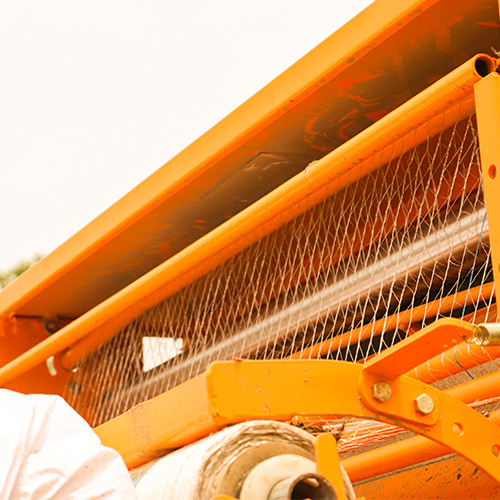 Bundled straw net